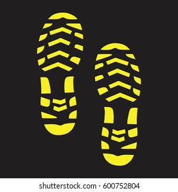 Boot Print Imprint Soles Shoe Sneakers Stock Vector (Royalty Free ...