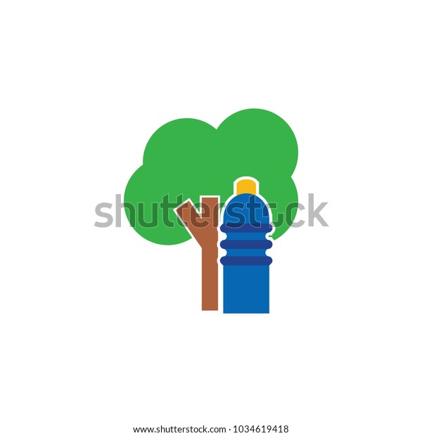 Bootle Tree Logo Icon Design Stock Vector (Royalty Free) 1034619418 ...
