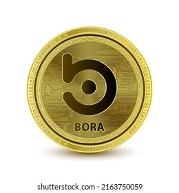 Bora Bora Coin Isolated On White Stock Vector (Royalty Free) 2163750059 ...