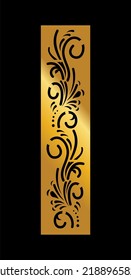 Border Design Laser Cutting Laser Cnc Stock Vector (Royalty Free ...