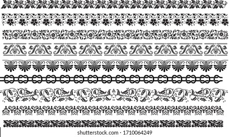 Border Design Line Graphics Decorative Stock Vector (Royalty Free ...