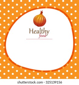 Border Design Onion Illustration Stock Vector (Royalty Free) 325139156 ...