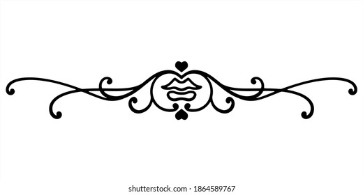 741 Divided lips Images, Stock Photos & Vectors | Shutterstock