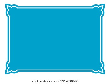 Border Frame Blue Label Vector Text 스톡 벡터(로열티 프리) 1317099680 | Shutterstock