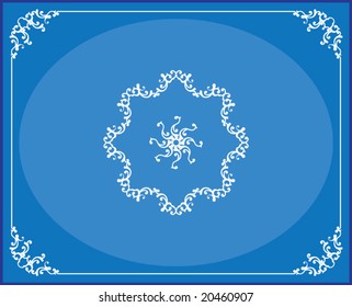 Border Frame Center Piece Designs Various Stock Vector (Royalty Free ...