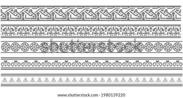Border Frame Made Rgb Collor Eps Stock Vector (Royalty Free) 1980139220 ...