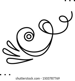 Border Swirls Icon Outline Style Stock Vector (Royalty Free) 1503787769 ...