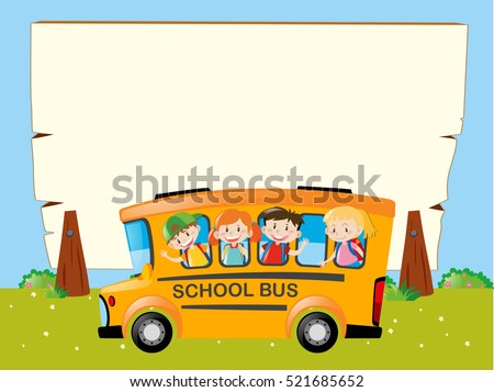 School Bus Borders | Free download on ClipArtMag