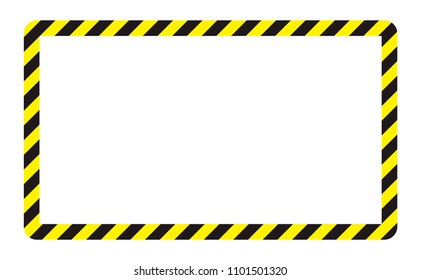 Border Yellow Black Color Stock Vector (Royalty Free) 1101501320 ...