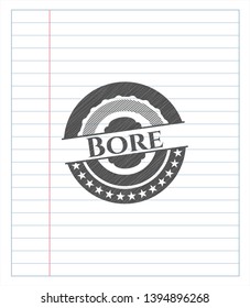Bore Pencil Strokes Vector Illustration Detailed Stock Vector (Royalty ...