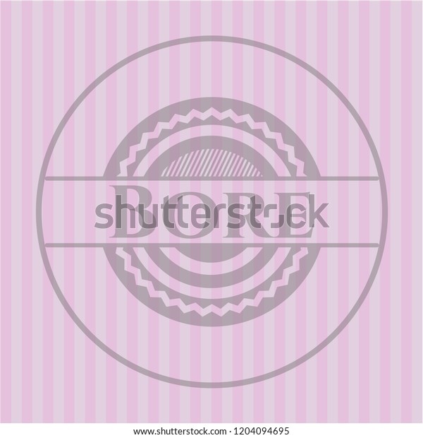 Bore Pink Emblem Stock Vector (Royalty Free) 1204094695 | Shutterstock