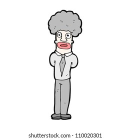 Boring Man Cartoon Stock Vector (Royalty Free) 110020301 | Shutterstock