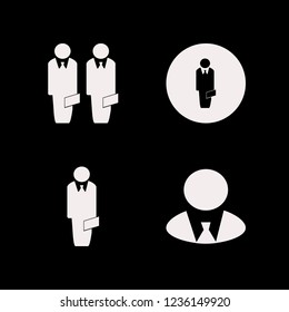 Boss Icon Boss Vector Icons Set Stock Vector (Royalty Free) 1236149920 ...