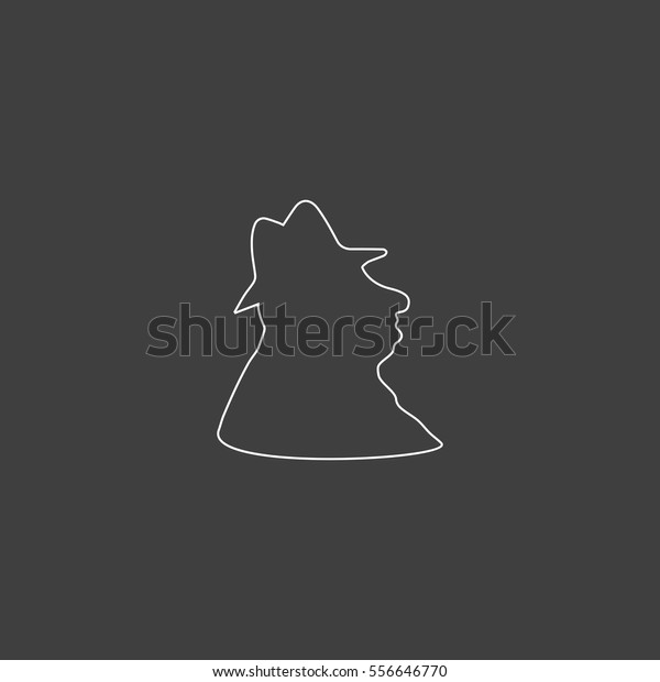Boss Outline Vector Icon Contour Line Stock Vector (Royalty Free ...