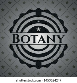 Botany Dark Badge Vector Illustration Detailed Stock Vector (Royalty ...