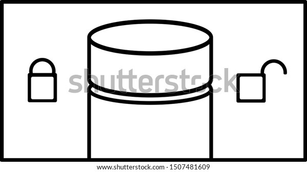 Bottle Cap Symbols Open Closed Lock Stock Vector (Royalty Free ...