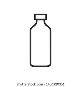 Empty Bottle Outline Stock Vector (Royalty Free) 1304800447