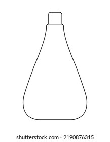 Bottle Line Art Vector Isolated On Stock Vector (Royalty Free ...
