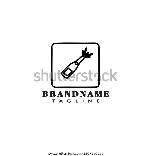 Bottle Logo Icon Design Template Modern Stock Vector (Royalty Free ...
