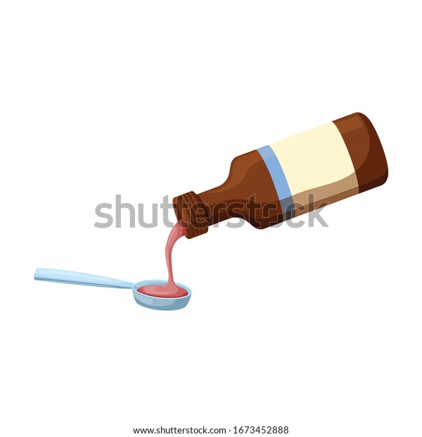 Botella de icono del vector jarabe.Icono: vector de stock (libre de ...
