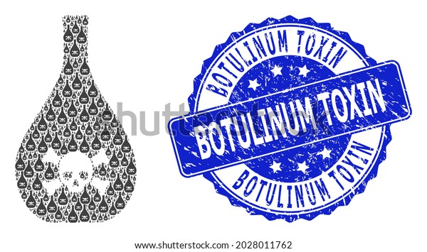 Botulinum Toxin Textured Round Stamp Seal Stock Vector (Royalty Free ... Botulinum Toxin Textured Round Stamp Seal Stock Vector (Royalty Free ...