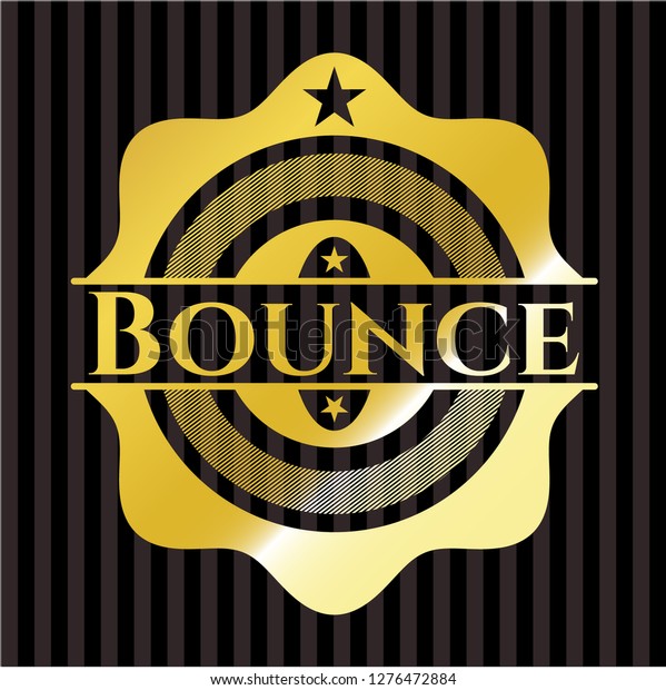 Bounce Gold Badge Stock Vector (Royalty Free) 1276472884 | Shutterstock