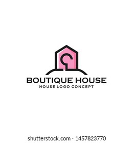 Boutique House Logo Design Vector Stock Vector (Royalty Free ...