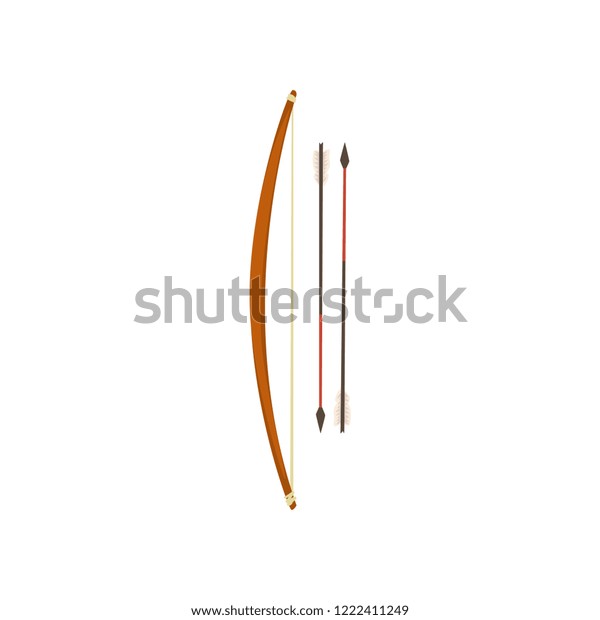 Bow Arrow Maya Civilization Weapon American: vector de stock (libre de ...