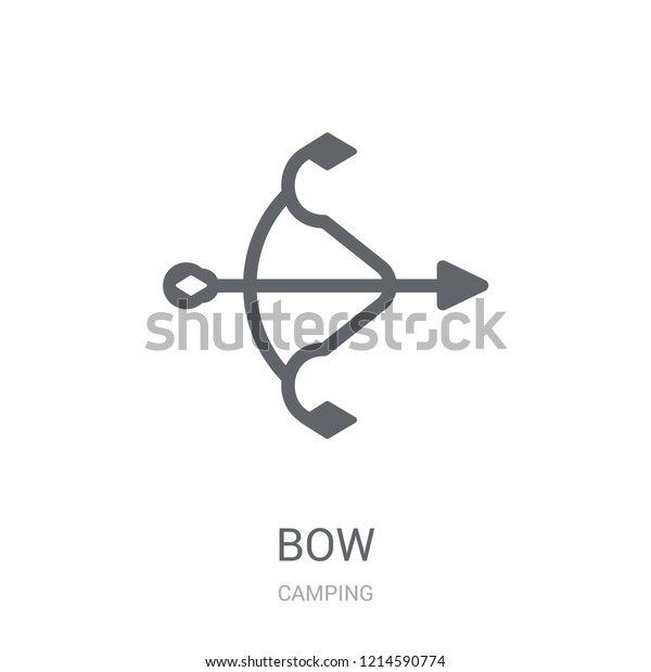 Bow Icon Trendy Bow Logo Concept Stock Vector (Royalty Free) 1214590774 ...