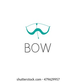 Bow Logo Graphic Design Concept Editable Stock Vector (Royalty Free ...