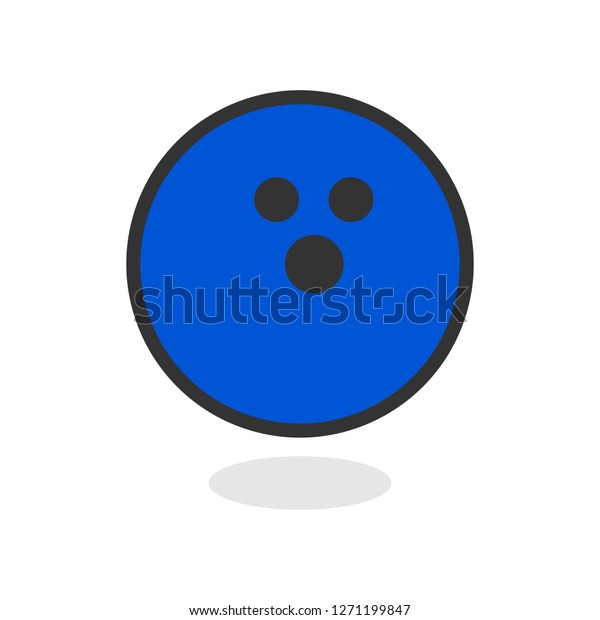 Bowling Ball Logo Icon Template Editable Stock Vector (Royalty Free ...