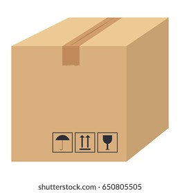 Carton Cardboard Box Icons Stock Vector (Royalty Free) 551202502