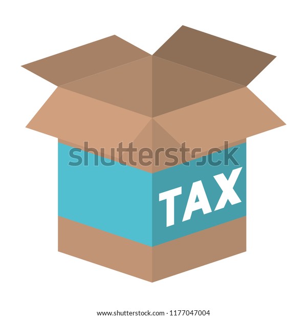 Box Carton Taxes 库存矢量图（免版税）1177047004