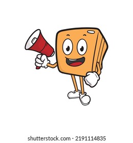 Box Cartoon Character Vector Illustration Stock Vector (Royalty Free ...