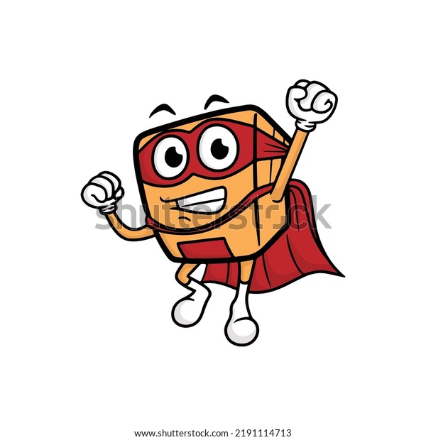 Box Cartoon Character Vector Illustration Stock Vector (Royalty Free ...