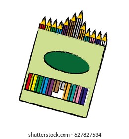 Box Crayons Icon Stock Vector (Royalty Free) 627827534 | Shutterstock