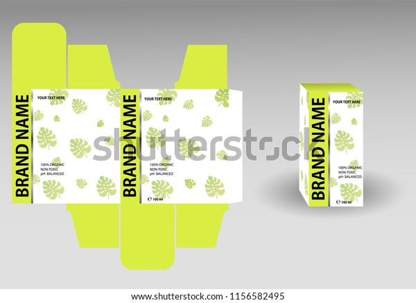 Box Design Bright Packaging Stock Vector (Royalty Free) 1156582495 ...