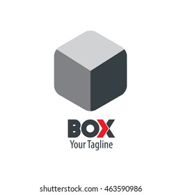 Box Design Vector Company Logo Blue Stock Vector (Royalty Free ...