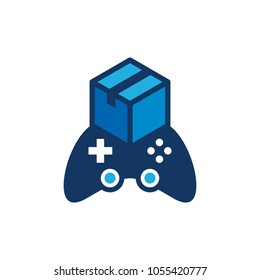 Box Game Logo Icon Design Stock Vector (Royalty Free) 1055420777 ...