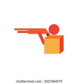 Box Hunt Logo Icon Design Stock Vector (Royalty Free) 1027364575 ...