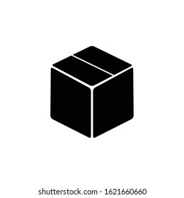 Box Icon Black Vector Illustration Stock Vector (Royalty Free ...