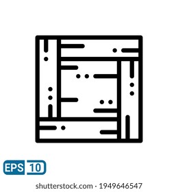 Box Icon Line Style Isolated On Stock Vector (Royalty Free) 1949646547 ...
