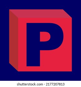 Box Logo Vector Design Letter P Stock Vector (Royalty Free) 2177207813 ...
