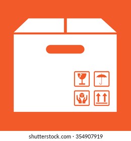Box Package Icon Symbol Illustration Design Stock Vector (Royalty Free ...
