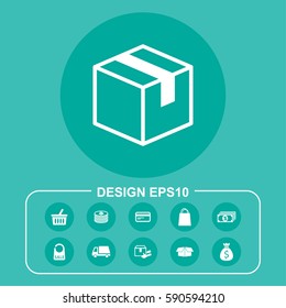 Vector Illustration Box Icon: เวกเตอร์สต็อก (ปลอดค่าลิขสิทธิ์ ...