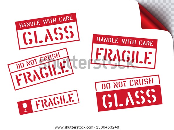 Box Sign Fragile Package Paper Design Stock Vector (Royalty Free ...