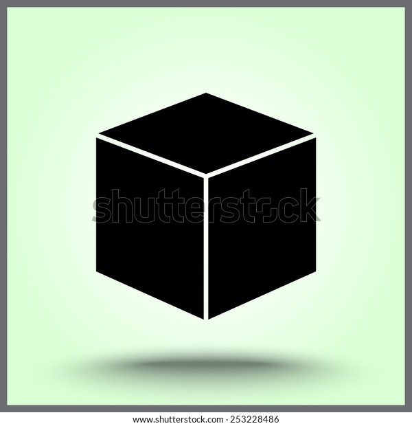 Box Sign Icons Vector Illustration Flat Stock Vector (Royalty Free ...