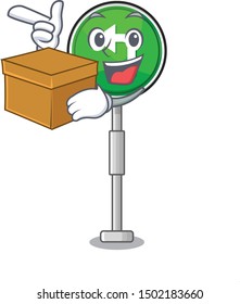 Box Turn Left Cartoon On Side Stock Vector (Royalty Free) 1502183660 ...