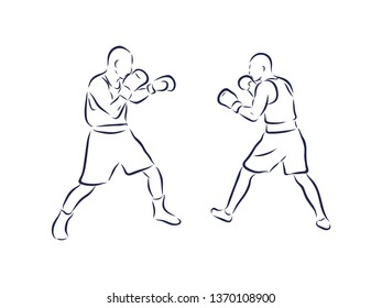 One Single Line Drawing Two Young Stock Vector (Royalty Free) 1646320207