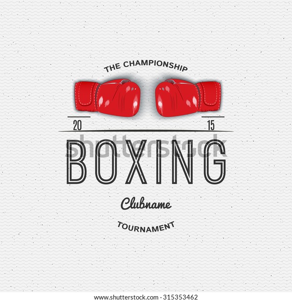 Boxing Badges Logos Labels Can Be Stock Vector (Royalty Free) 315353462 ...